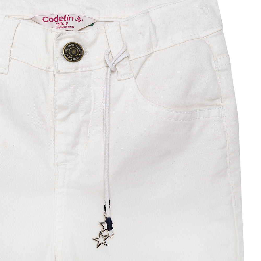 Pantalon Dani Niña Marfil Ref. 310551– Codelin