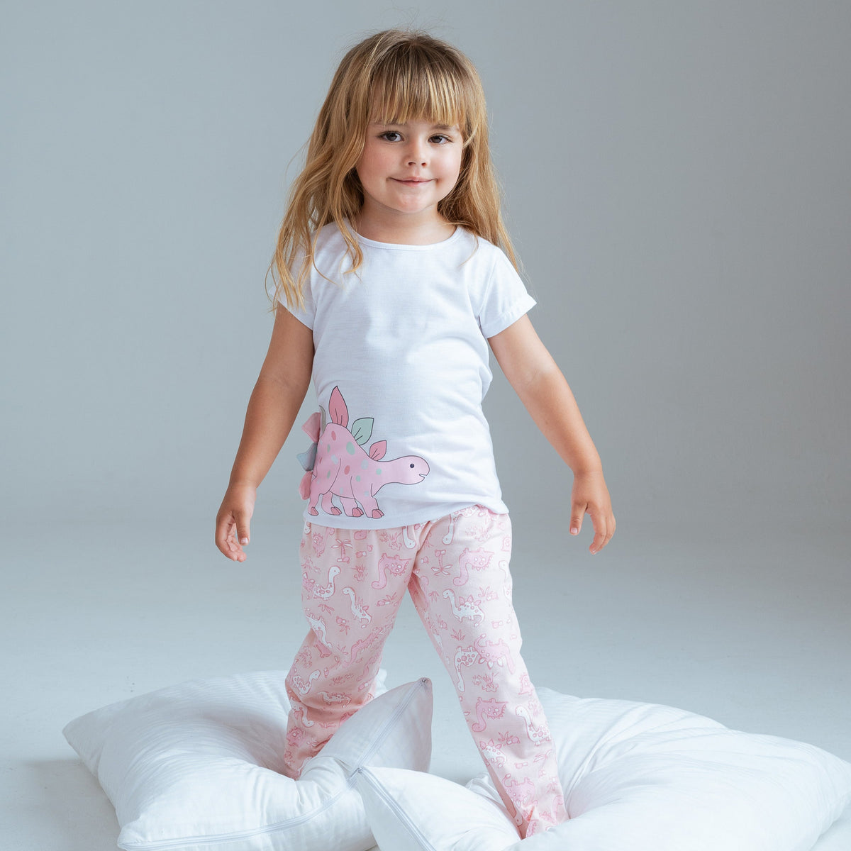 Conjunto Pijama Bebe Niña Blanco Ref.150260– Codelin