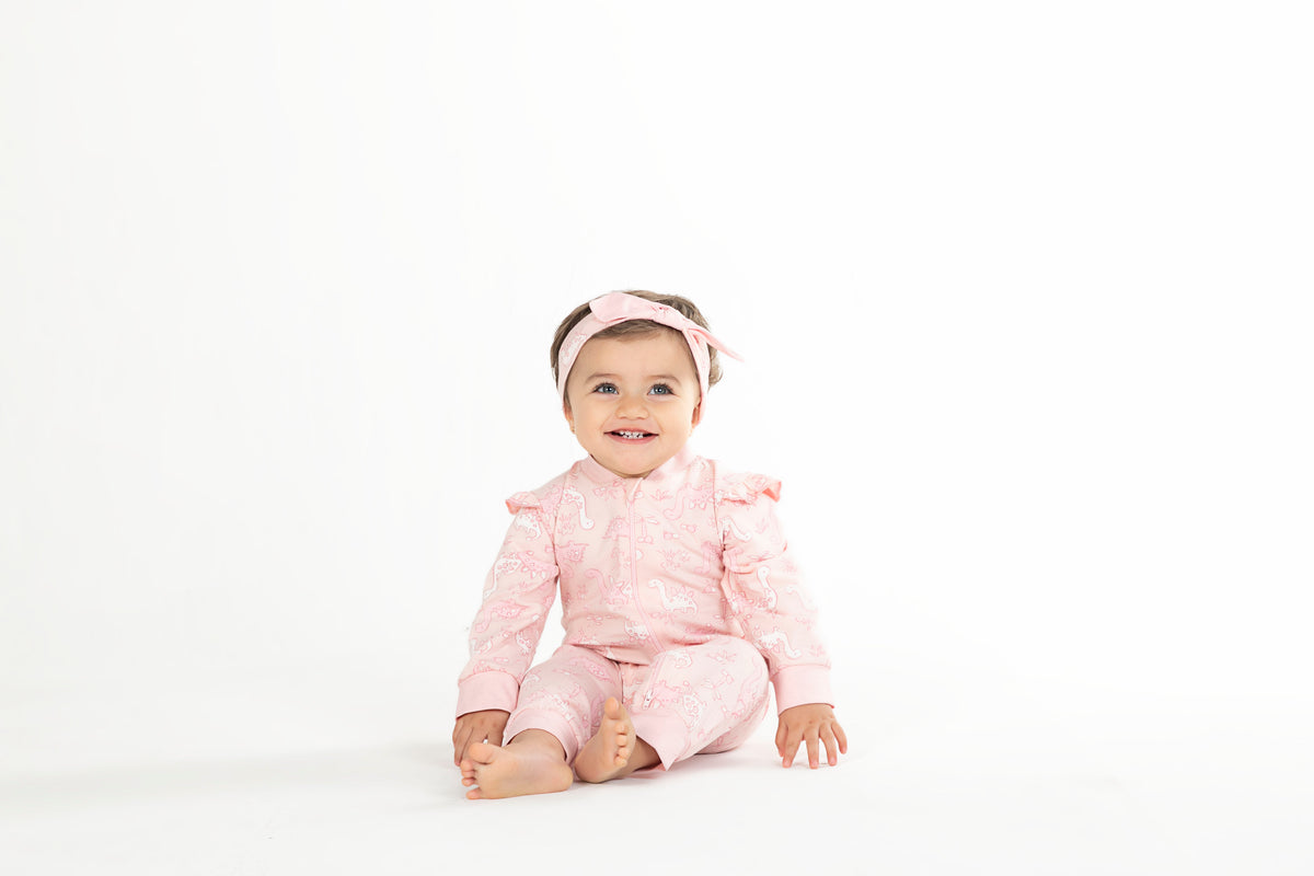 Pijama entera con accesorio miniprint para recién nacida– Codelin