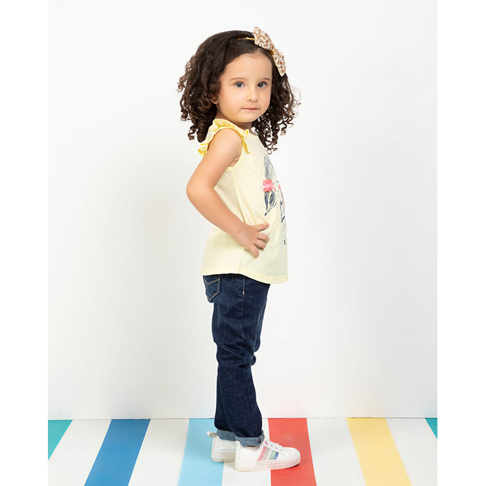 Jean Danna lavado oscuro para bebé niña– Codelin