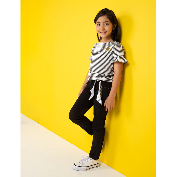 Jean Emma negro para niña– Codelin