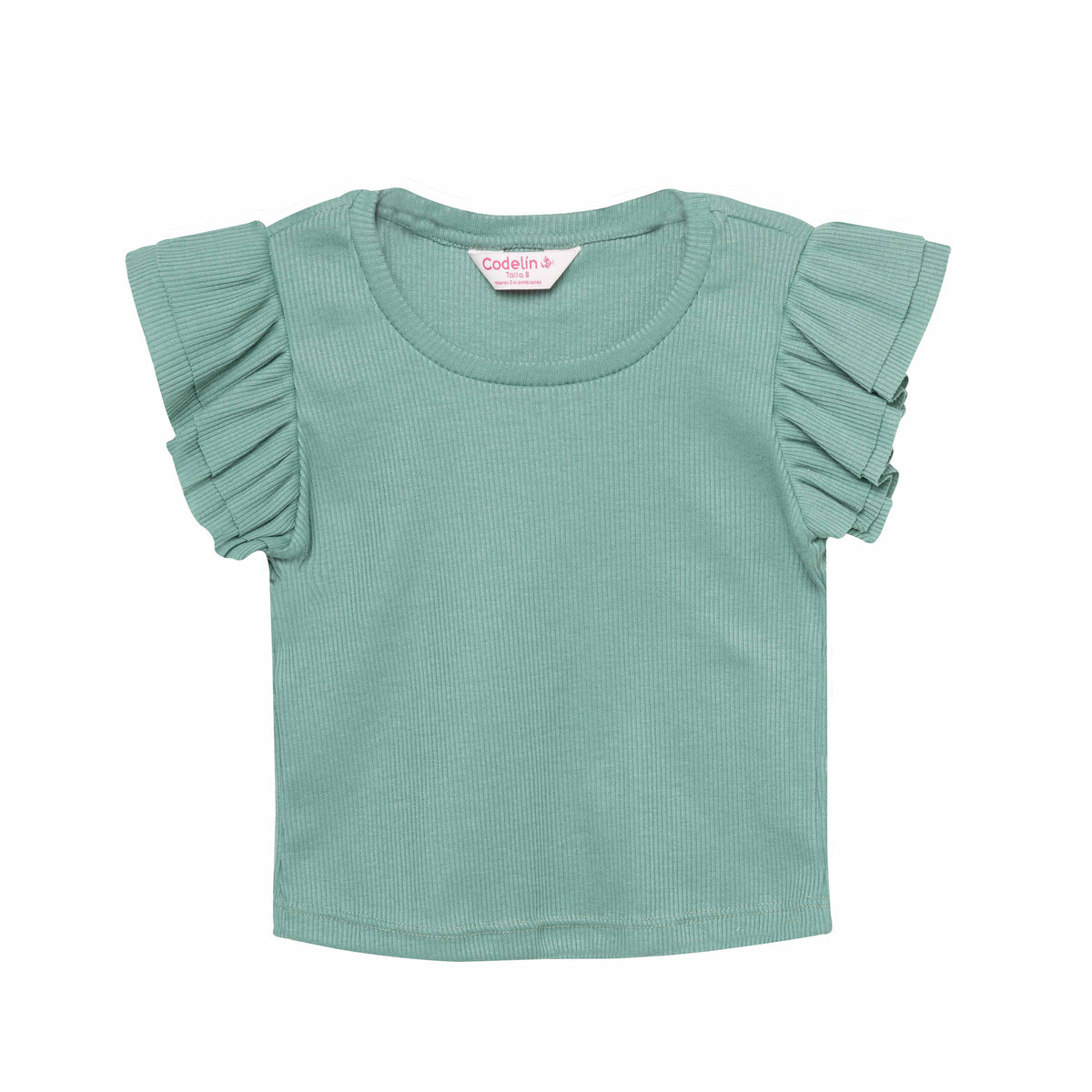 Camisa verde Laura para niña– Codelin