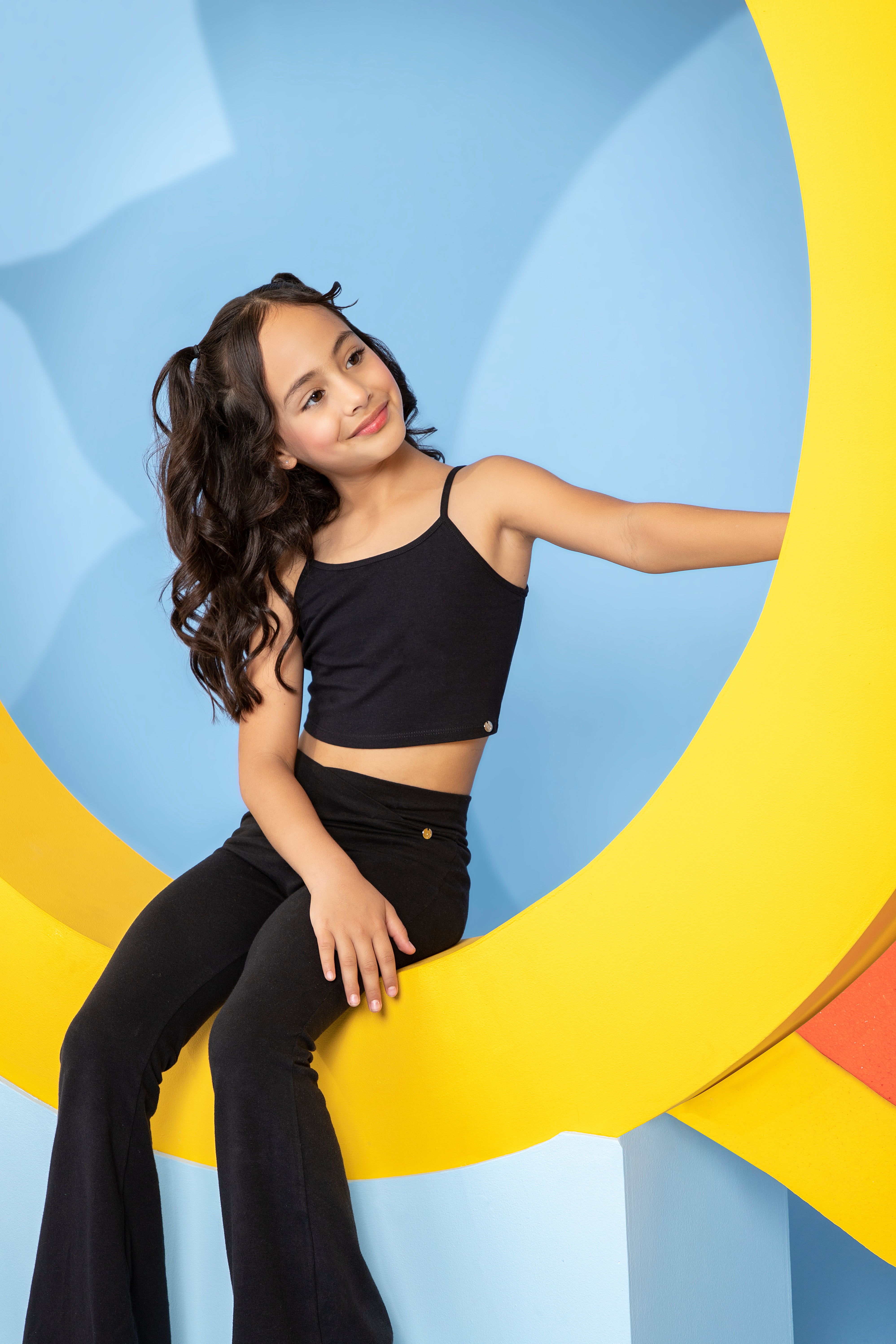 Leggins Ene negro para niña– Codelin