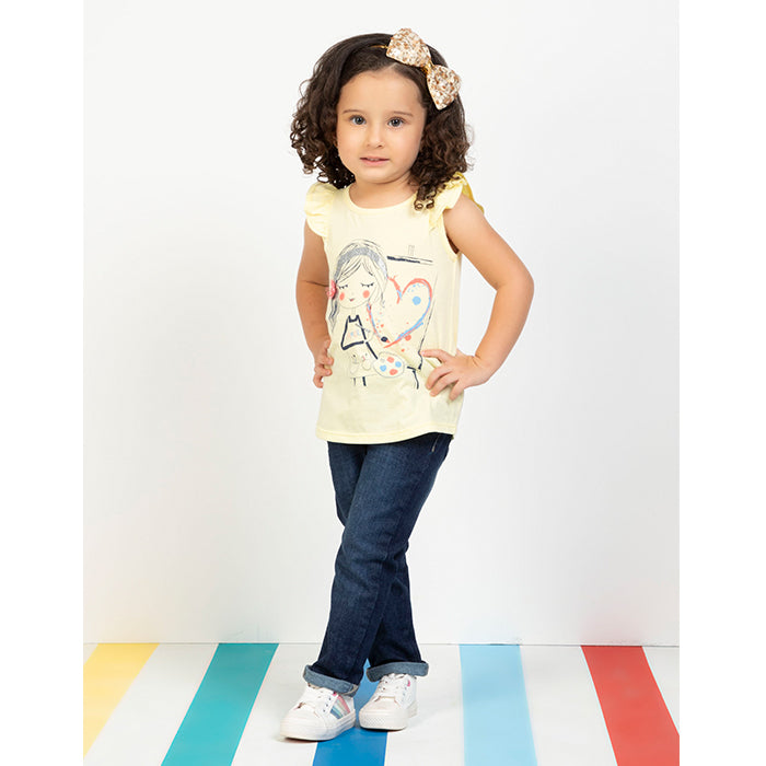 Jean Danna lavado oscuro para bebé niña– Codelin