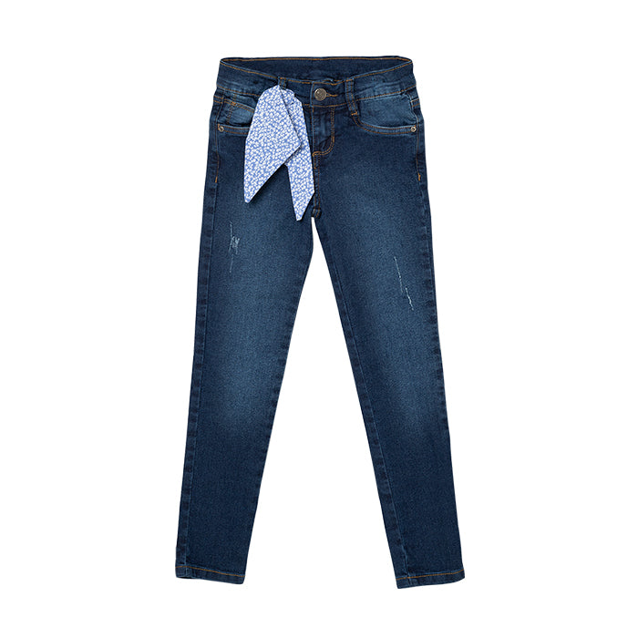 Jean Emma lavado oscuro para niña– Codelin