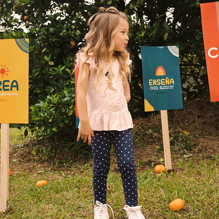 Conjunto Macarena rosa para bebé niña– Codelin