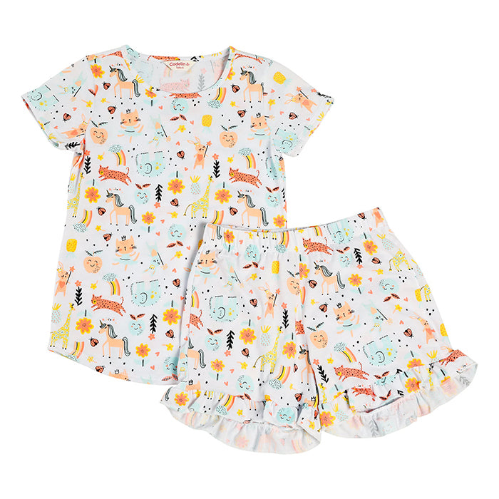 Pijama blanca para niña– Codelin